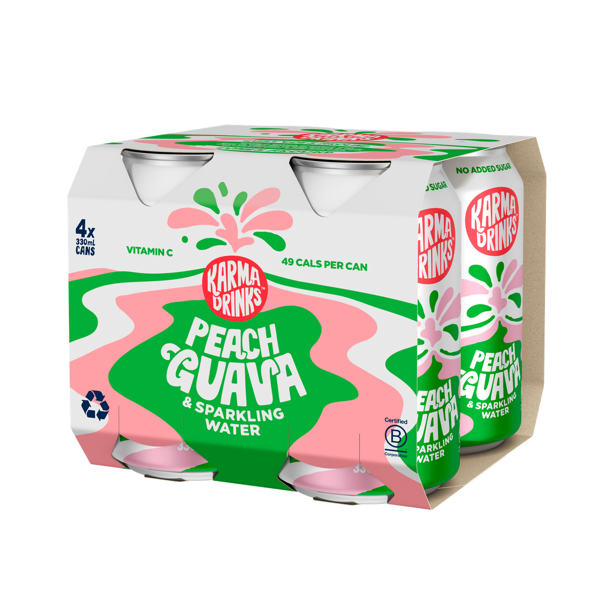 NEW!!! Peach + Guava & Sparkling Water | Karma Drinks Limited