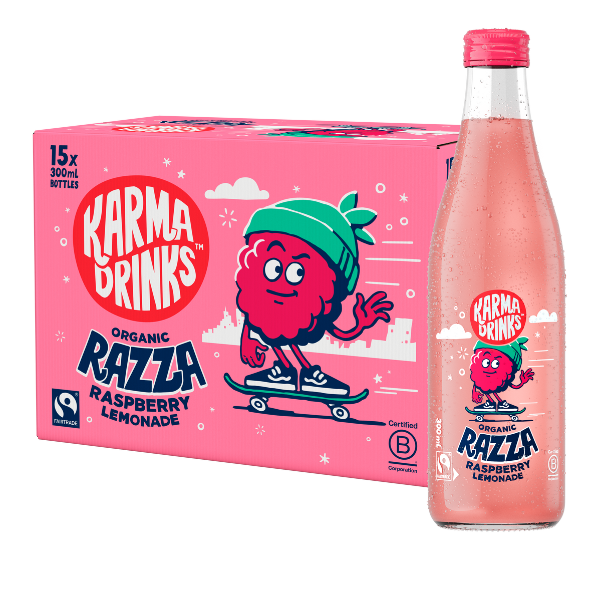 Organic Razza Raspberry Lemonade | Karma Drinks Limited